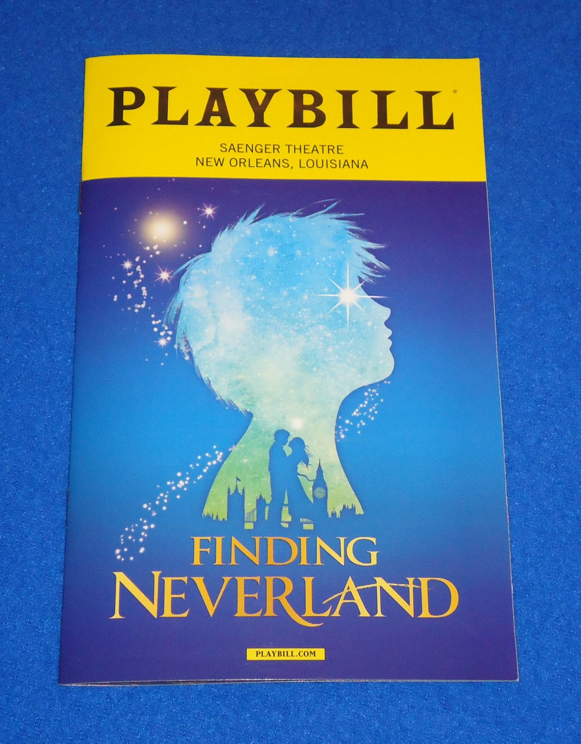 FINDING NEVERLAND THE MUSICAL PLAYBILL PETER PAN 2004 ADAPTATION FILM ...