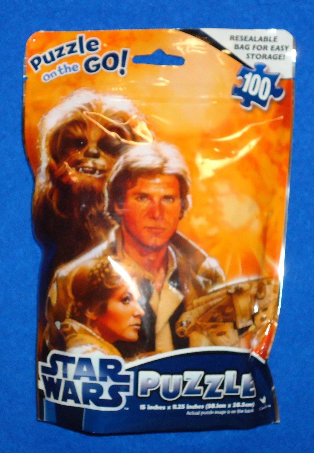 BRAND NEW WALT DISNEY STAR WARS PUZZLE R2D2 C3PO LUKE LEIA HAN *FACTORY ...