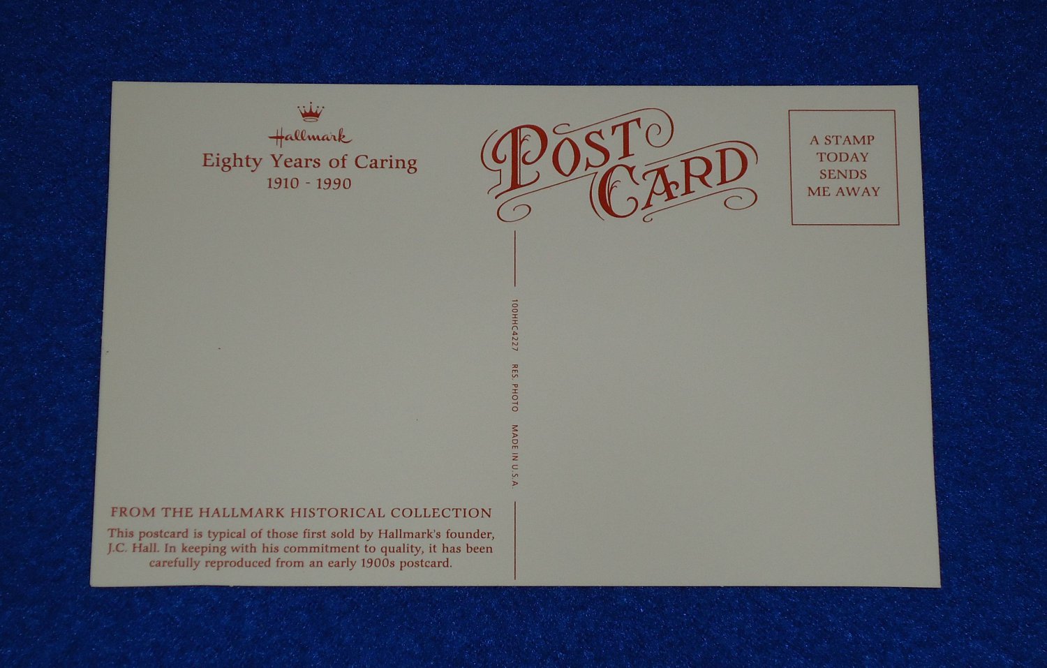 VINTAGE HALLMARK HISTORICAL COLLECTION POSTCARD CHICKS LAMB *ORIGINAL ...