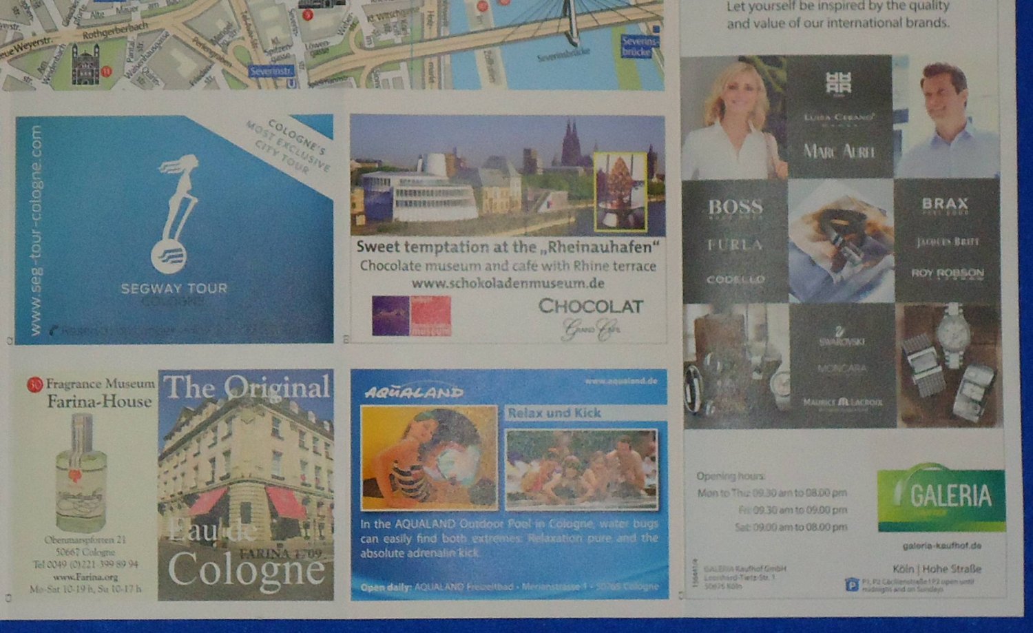 *BRAND NEW* COLOGNE CITY BROCHURE REFERENCE MAP KVB RAIL SERVICE MAP ...