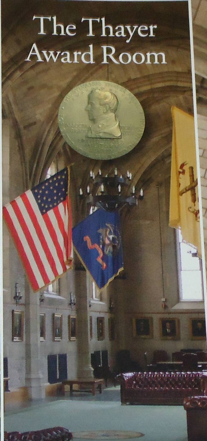 BRAND NEW CHARMING WEST POINT THAYER AWARD ROOM BROCHURE U.S. MILITARY ...