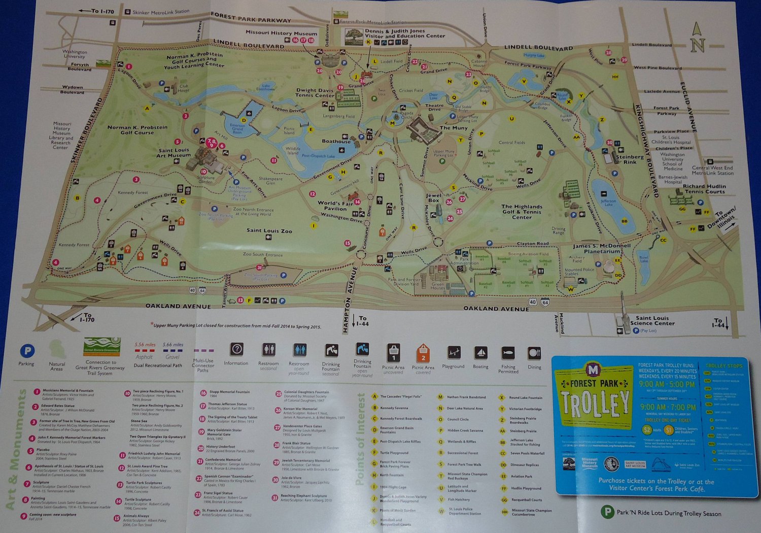 **BRAND NEW** ADORABLE SAINT LOUIS FOREST PARK BROCHURE VISITOR'S GUIDE ...