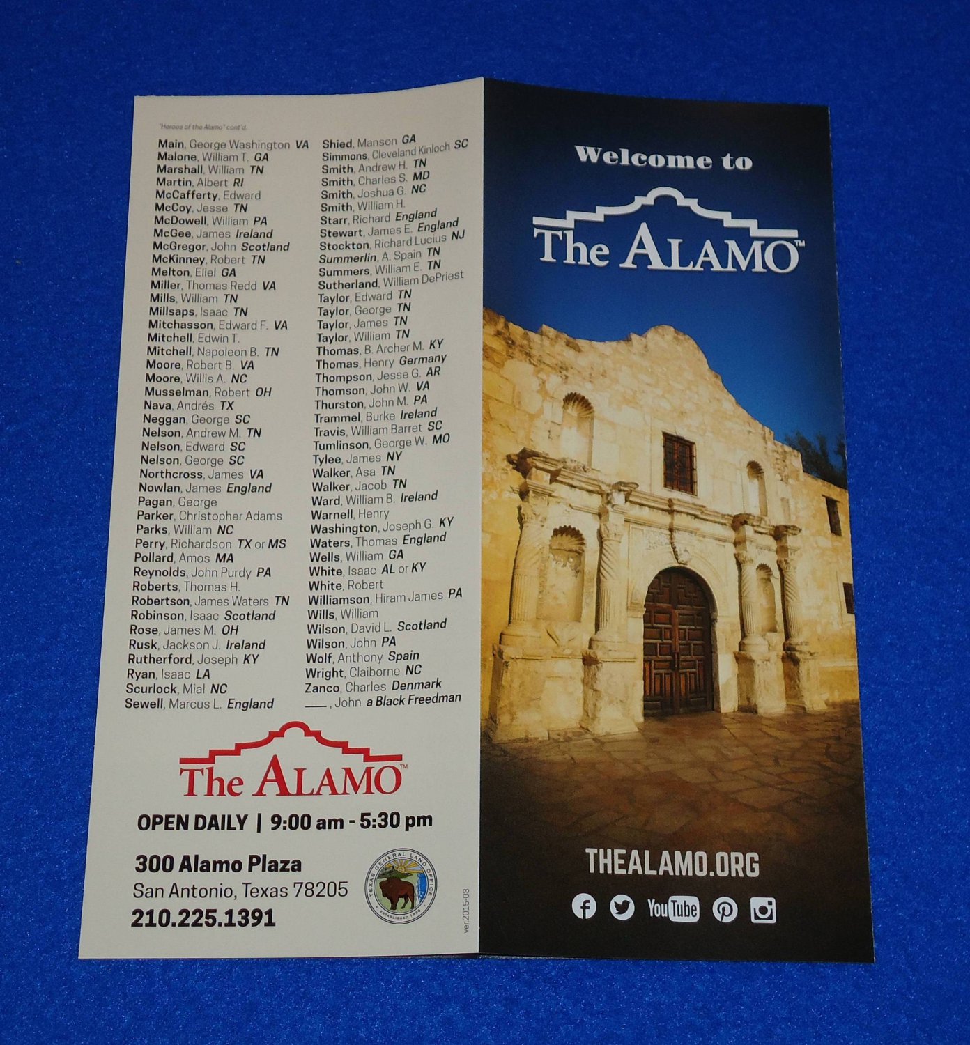REMEMBER THE ALAMO SOUVENIR GUIDE TEXAS REVOLUTION BATTLE SAN ANTONIO ...