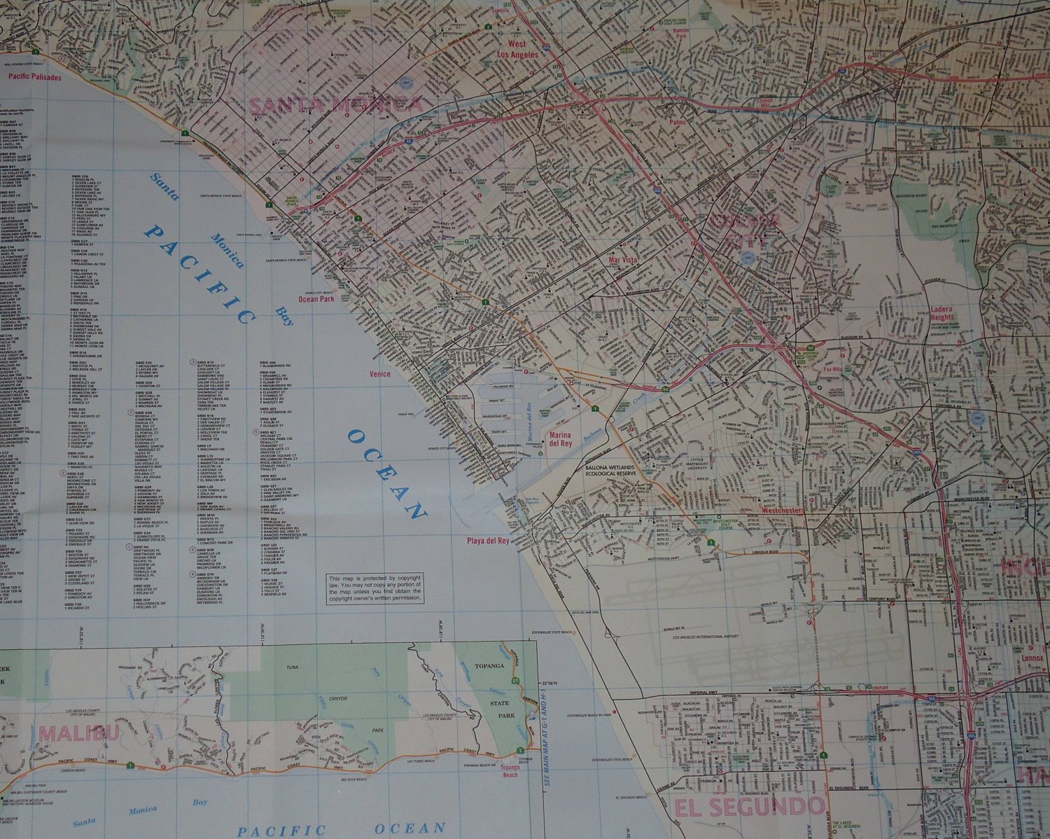 BRAND NEW AAA LOS ANGELES CITY SERIES MAP EXPOSITION PARK LAX STAPLES ...