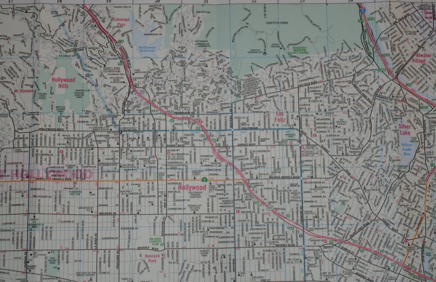 BRAND NEW AAA LOS ANGELES CITY SERIES MAP EXPOSITION PARK LAX STAPLES ...