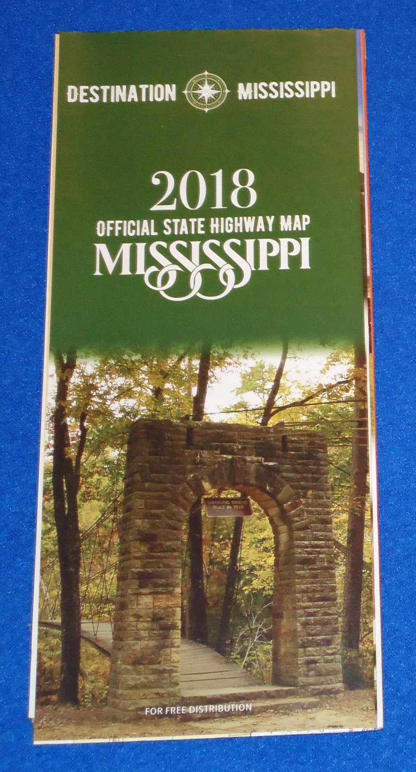 BRAND NEW 2018 MISSISSIPPI OFFICIAL STATE HIGHWAY MAP EXCELLENT ...