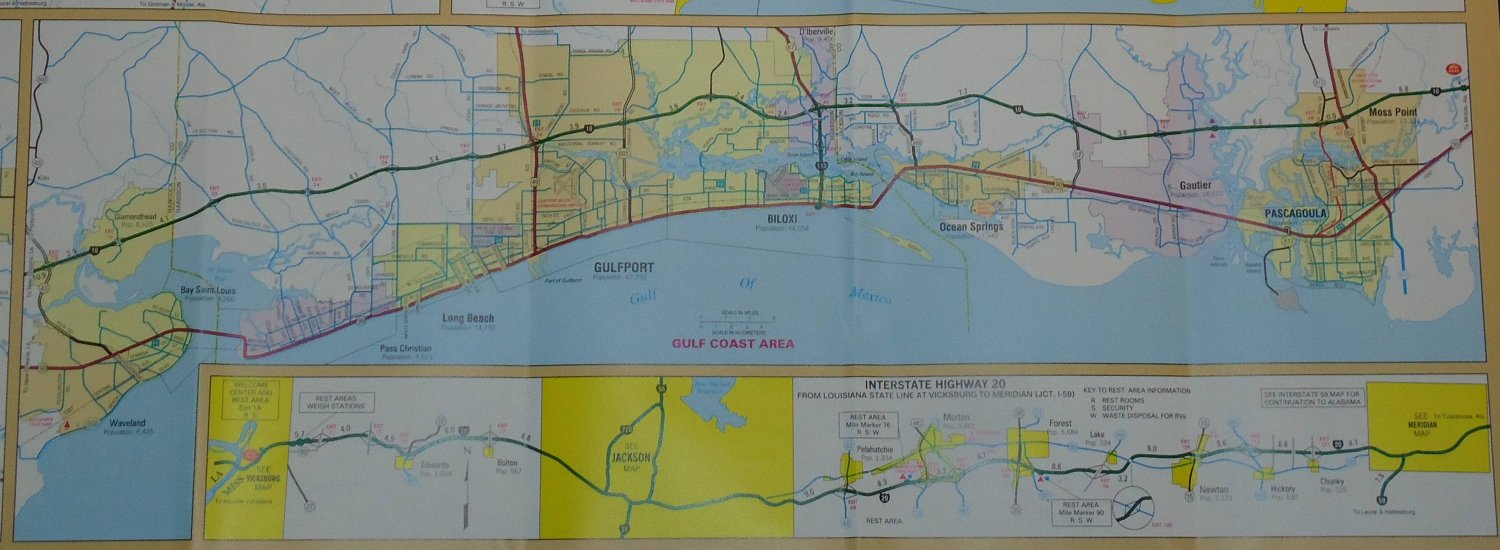 BRAND NEW 2018 MISSISSIPPI OFFICIAL STATE HIGHWAY MAP EXCELLENT ...