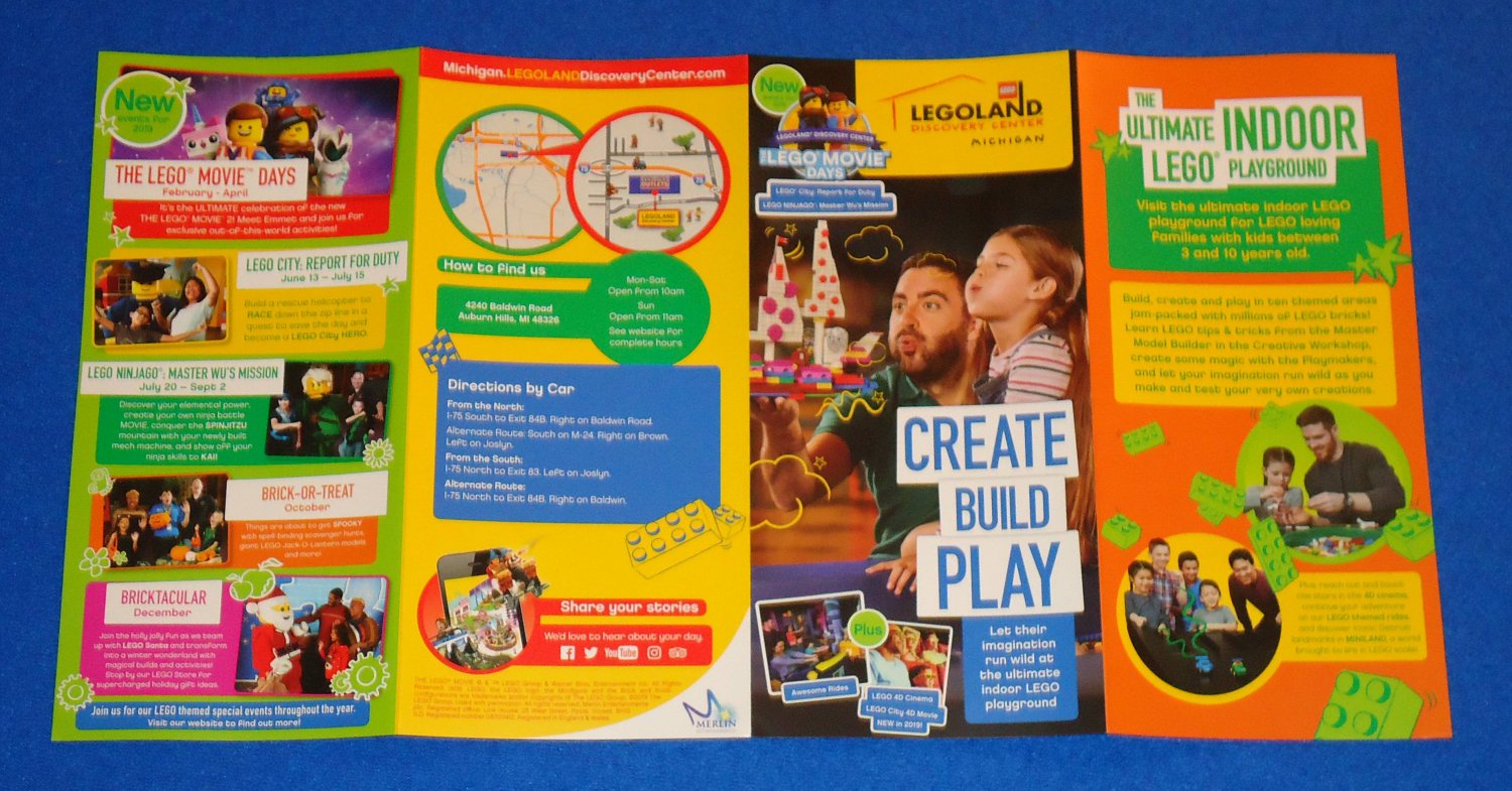 BRAND NEW REMARKABLE LEGOLAND DISCOVERY CENTER MICHIGAN FLYER COLLECTOR ...