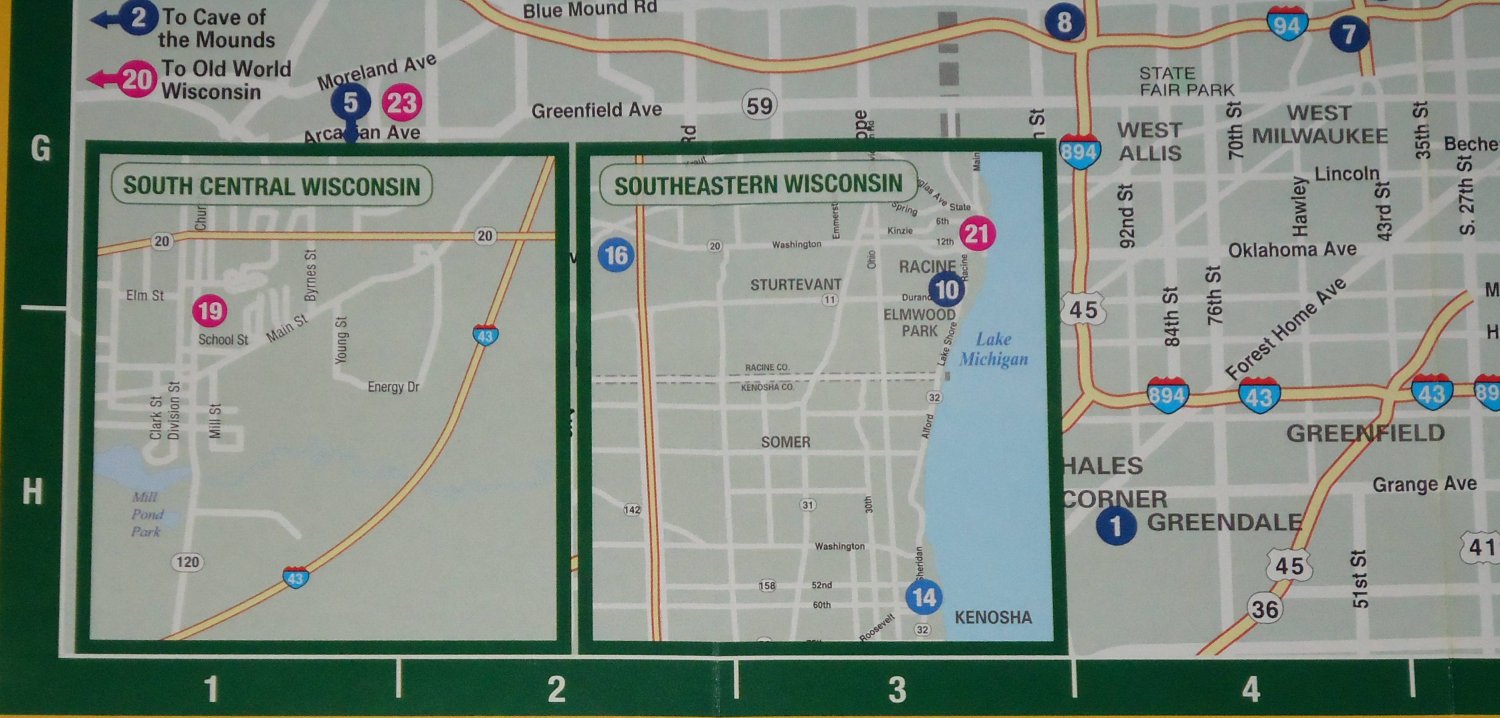 BRAND NEW WONDERFUL EXPLORE MILWAUKEE VISITOR FUN MAP FLYER WISCONSIN ...