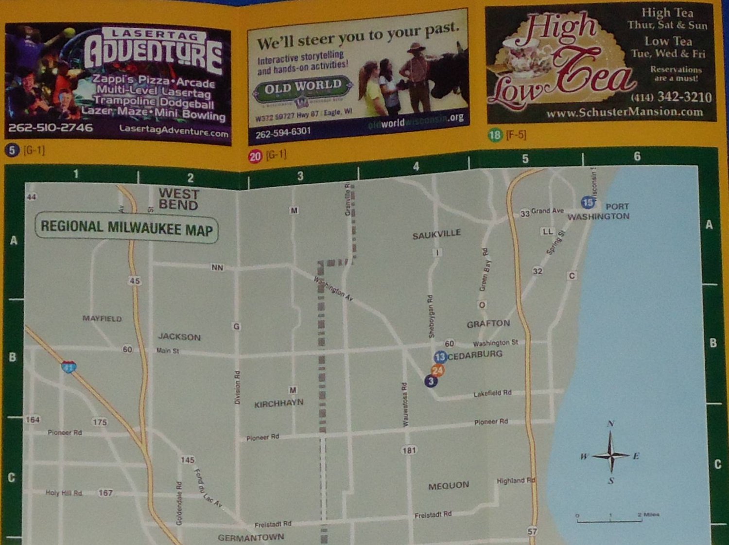 BRAND NEW WONDERFUL EXPLORE MILWAUKEE VISITOR FUN MAP FLYER WISCONSIN ...