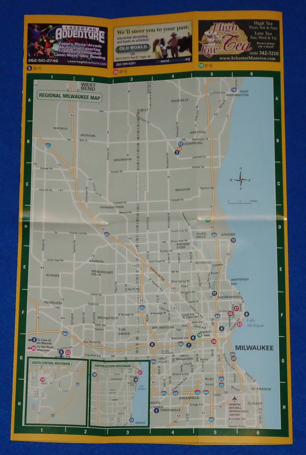 BRAND NEW WONDERFUL EXPLORE MILWAUKEE VISITOR FUN MAP FLYER WISCONSIN ...