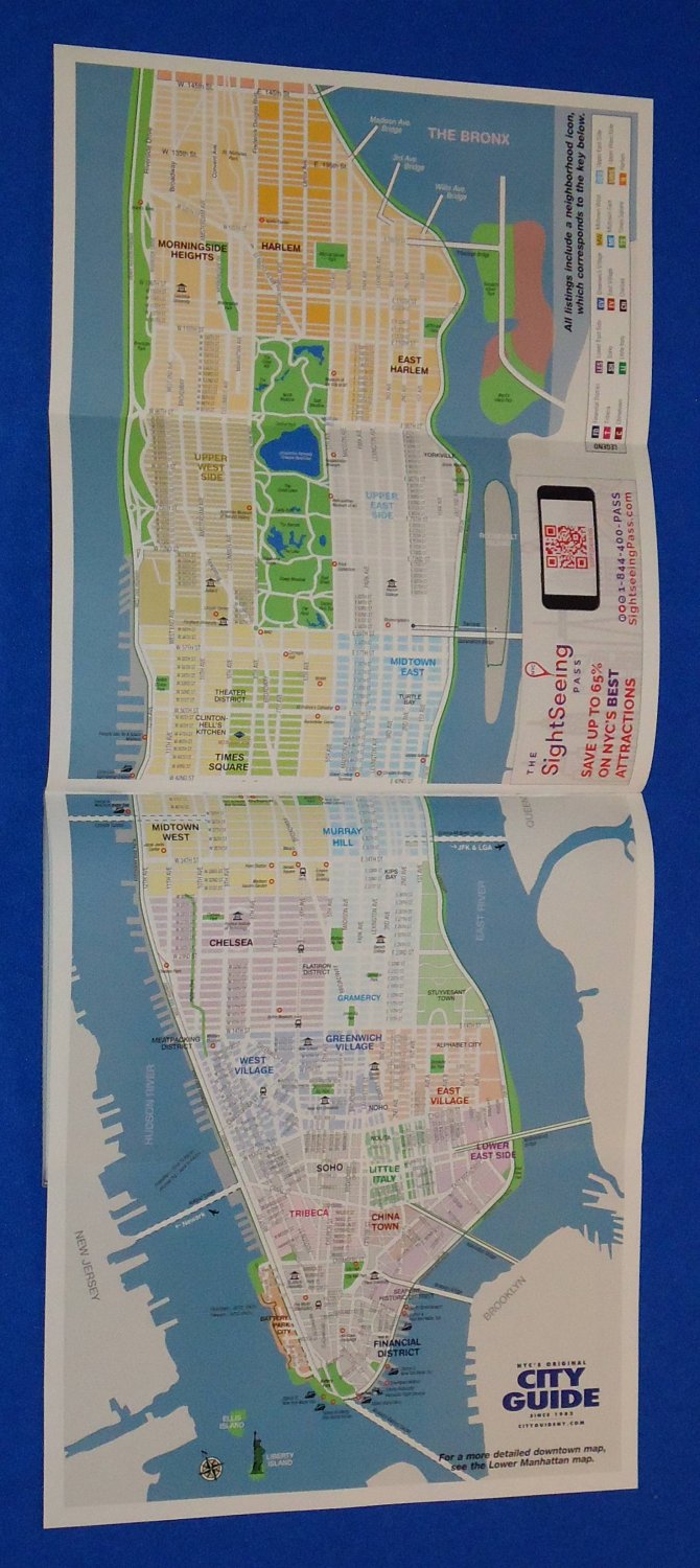 BRAND NEW STAGGERING NEW YORK ORIGINAL CITY GUIDE - EXCELLENT MAPS ...