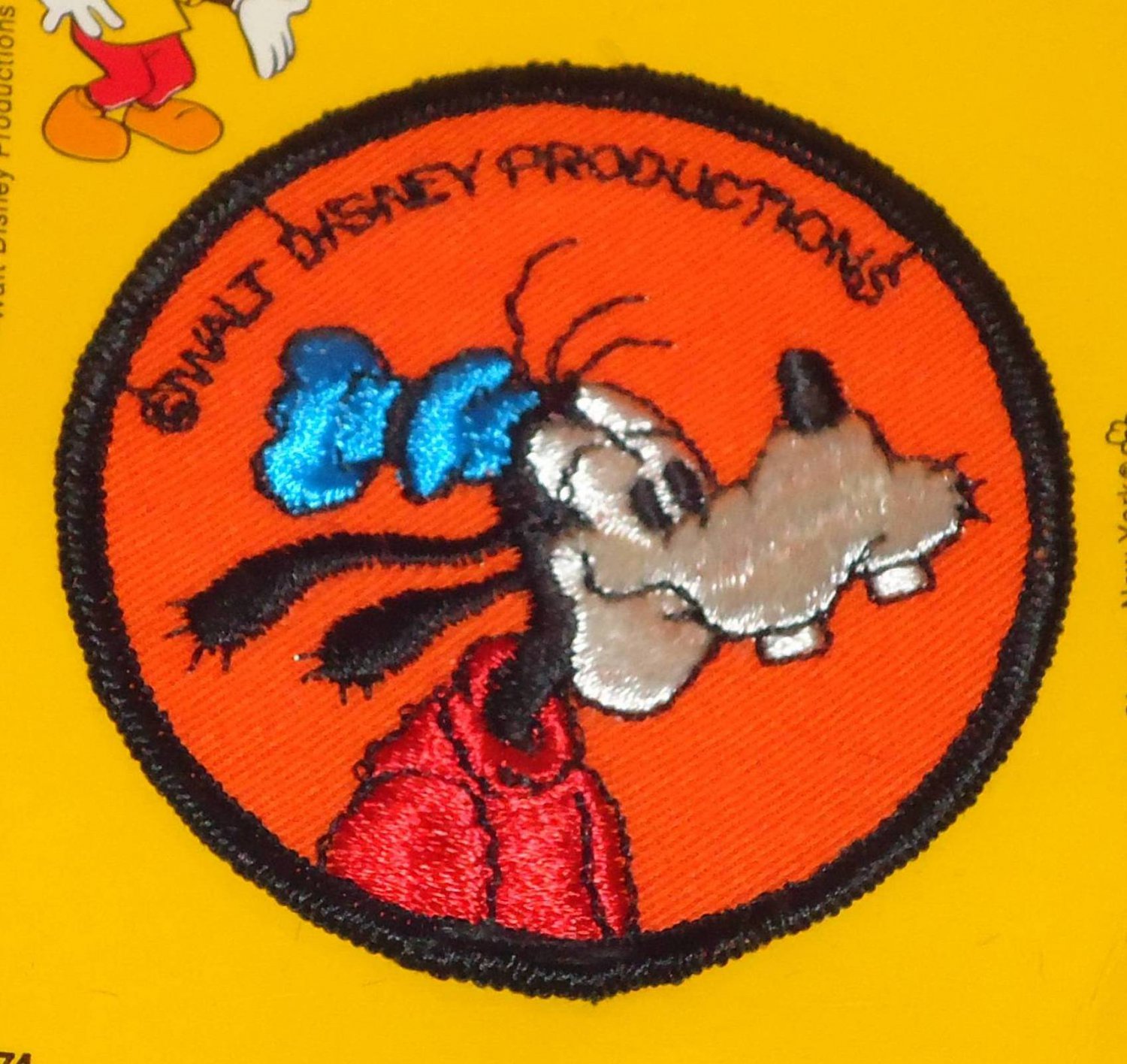 RARE VINTAGE COOL WALT DISNEY GOOFY PATCH APPLIQUES BY STREAMLINE ...