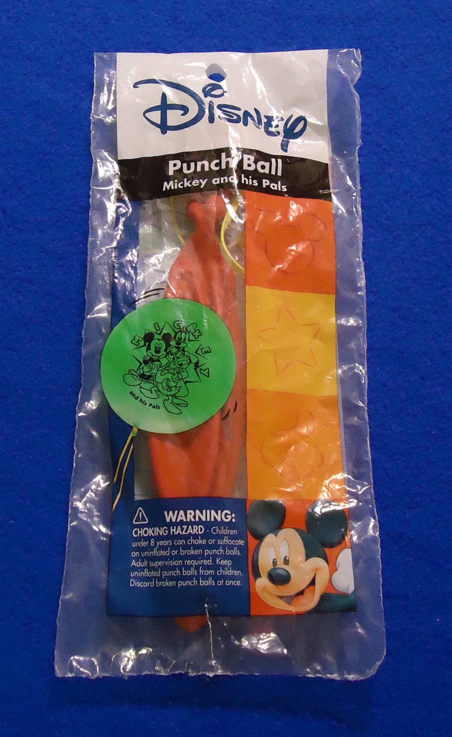 VINTAGE WALT DISNEY MICKEY MOUSE AND HIS PALS PUNCH BALL UP TO 14 ...