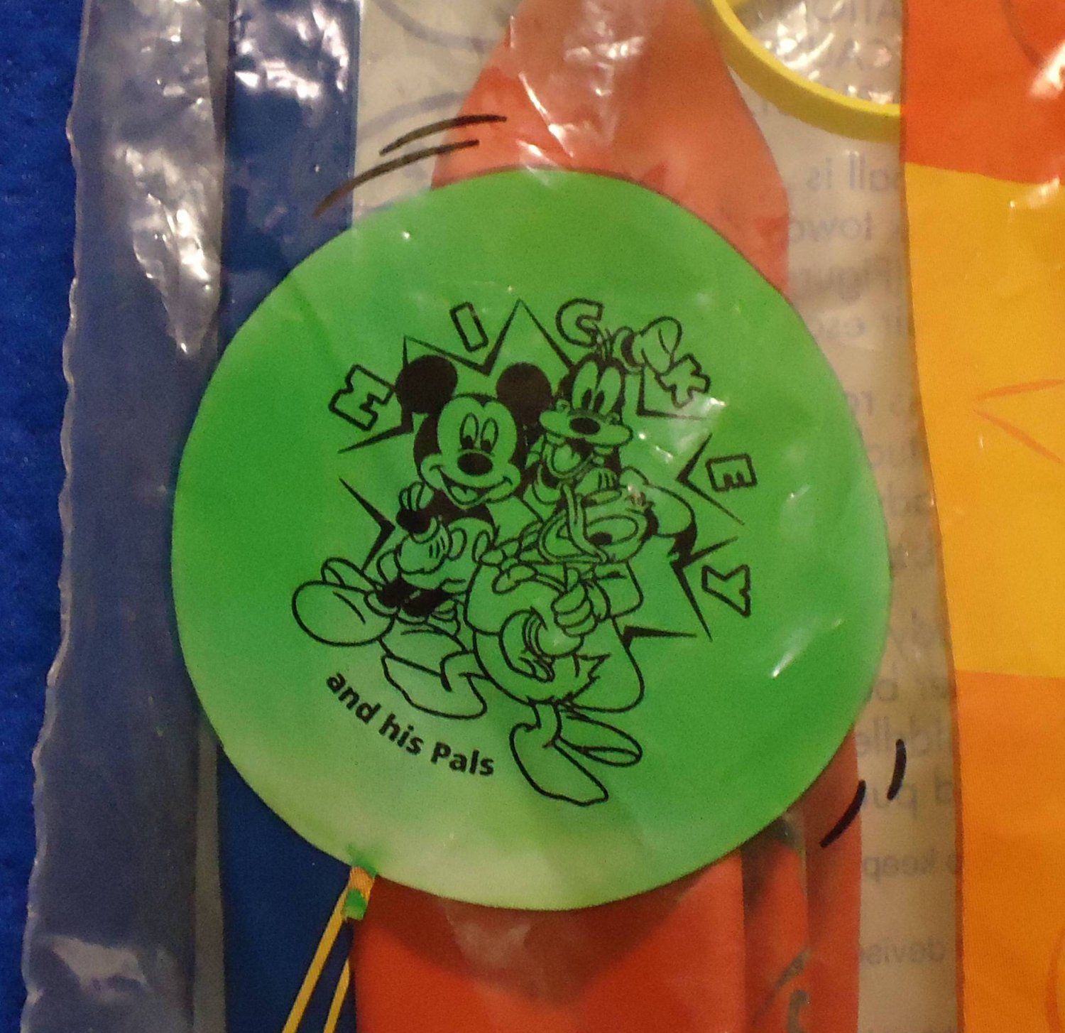 VINTAGE WALT DISNEY MICKEY MOUSE AND HIS PALS PUNCH BALL UP TO 14 ...