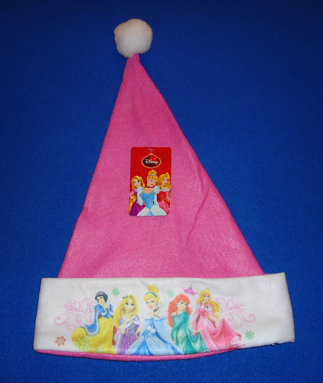BRAND NEW WALT DISNEY PRINCESSES SNOW WHITE CINDERELLA CHRISTMAS HAT ...