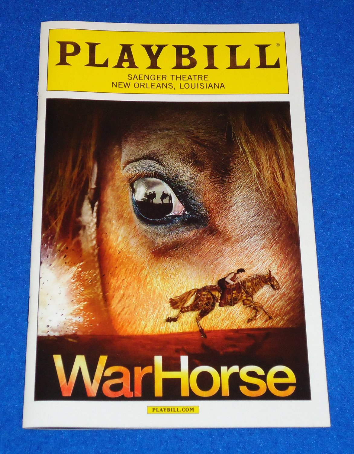 WAR HORSE PLAYBILL WORLD WAR I MICHAEL MORPURGO NICK STAFFORD TONY ...