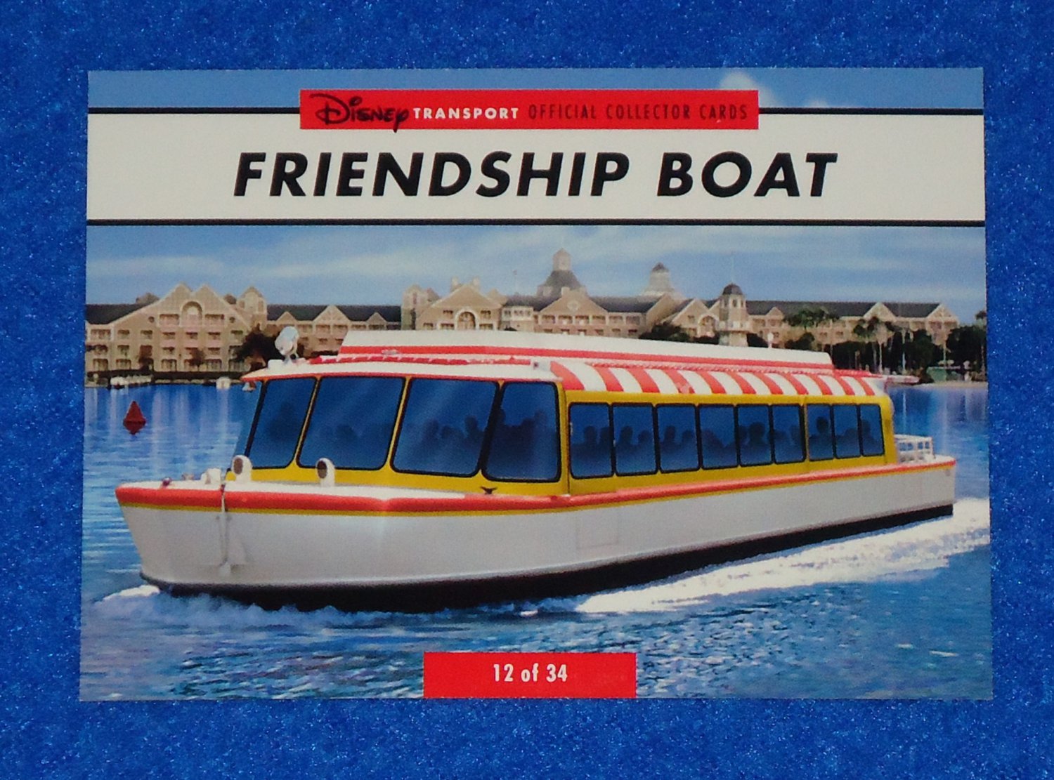 BRAND NEW WALT DISNEY WORLD FRIENDSHIP BOAT TRANSPORTATION CARD ...