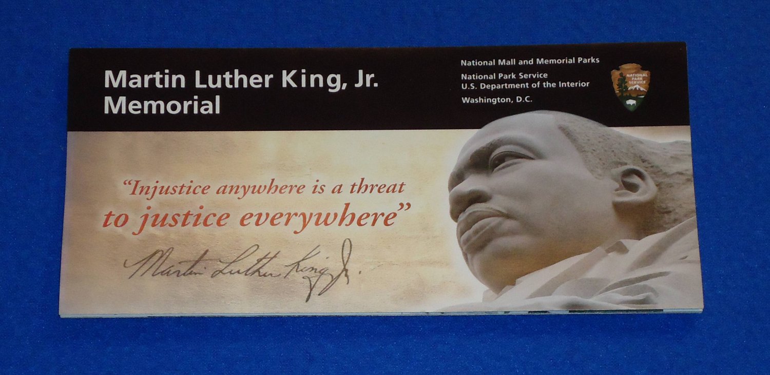 BRAND NEW DYNAMIC MARTIN LUTHER KING JR MEMORIAL NATIONAL PARK SERVICE ...