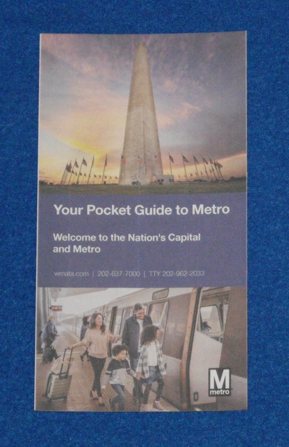 BRAND NEW 2024 WASHINGTON D.C. METRORAIL WMATA SUBWAY POCKET GUIDE ...