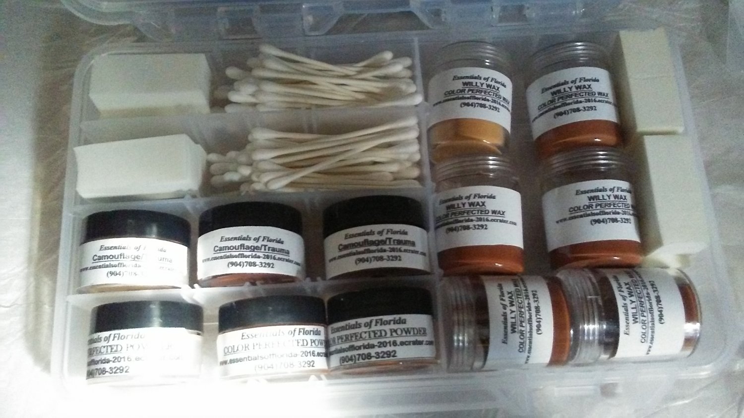 WILLY WAX COLOR--PERFECTED RESTORATIVE WAX SET- FOR MORTUARY USE ONLY