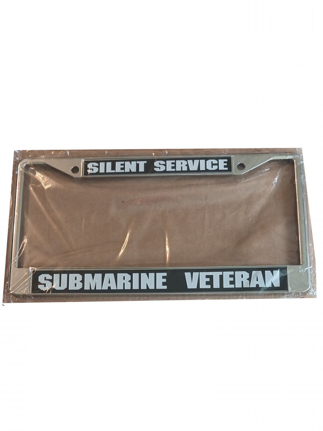 Silent Service Submarine Veteran License Plate Frame