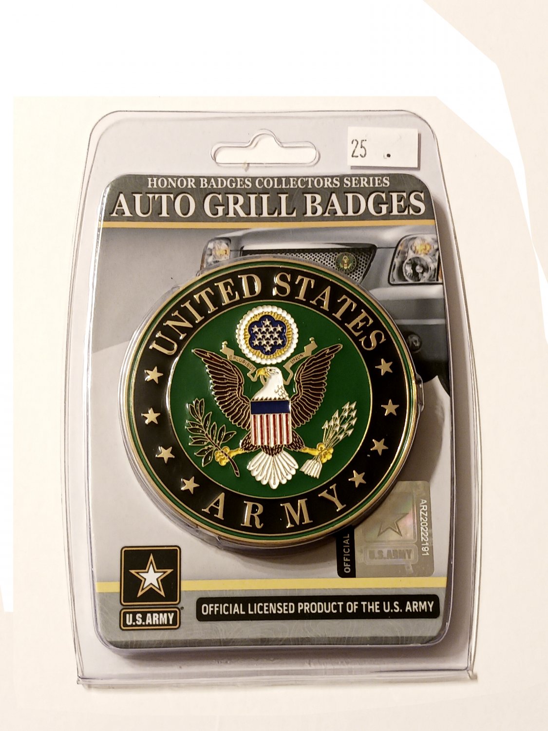 U.S. Army Auto Grill Badge