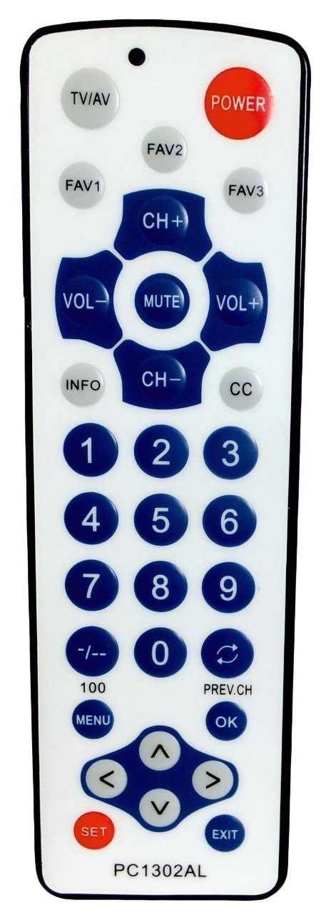 Gmatrix Large Button Universal Waterproof Remote Control - Vizio LG ...