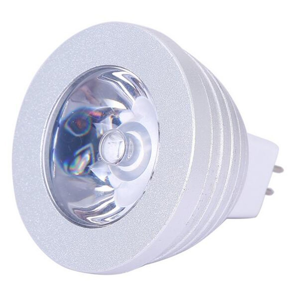 KuLio DC 12V MR16 3W RGB Colour Changing LED Spotlight Bulb