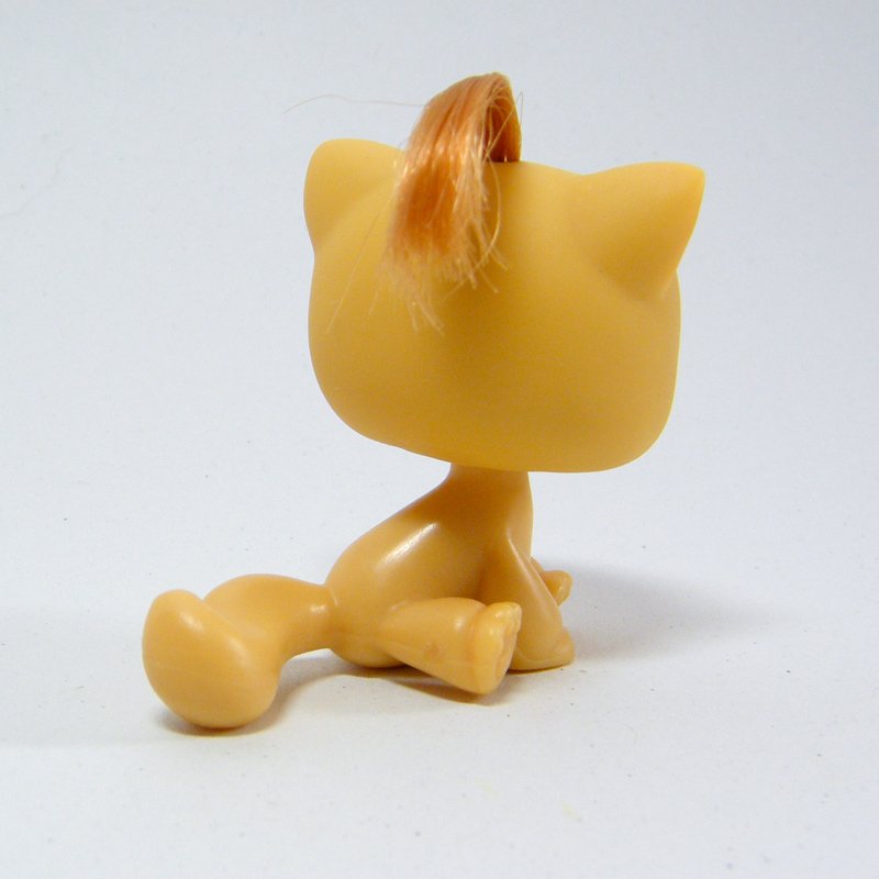 Littlest Pet Shop # 78 Kitty CAT Ginger Shorthair, Green Eyes Brushable ...