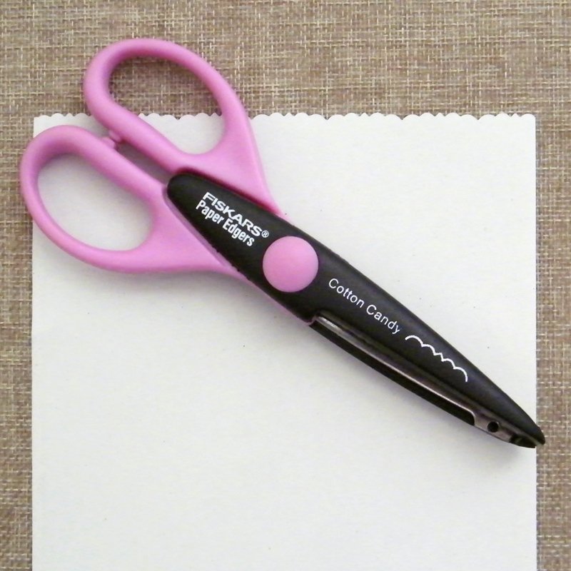 Fiskars Paper Edgers COTTON CANDY Scissors for Crafts
