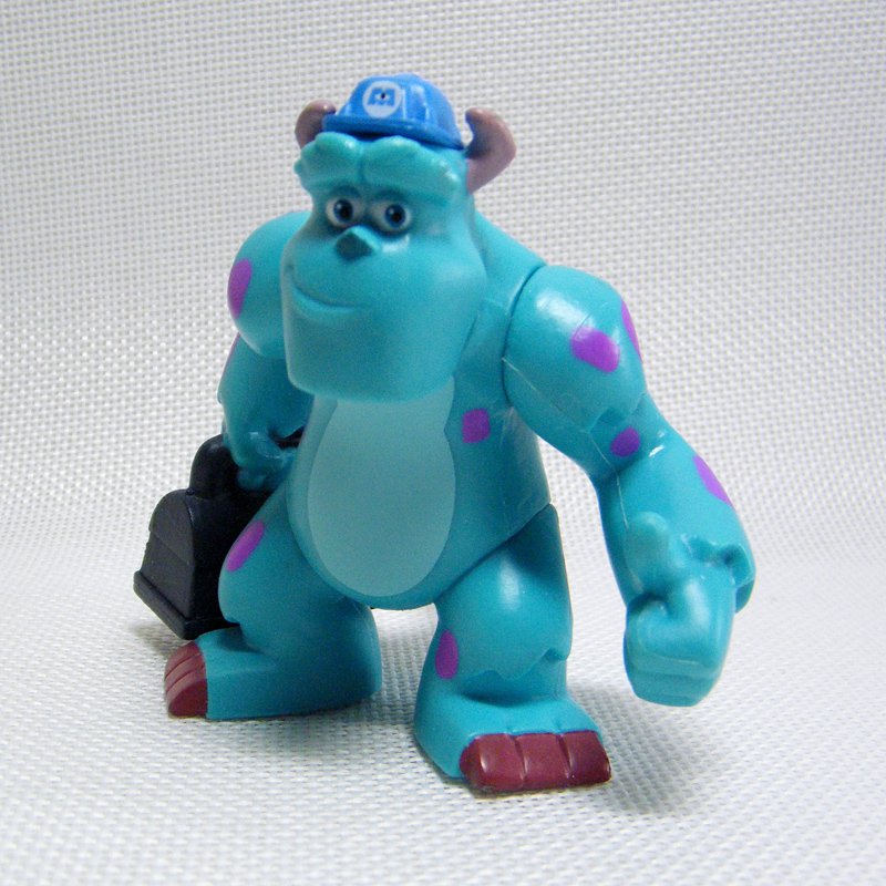 Monsters Inc SULLY Figure w Lunch Box Cake Topper Disney Pixar Spin Master