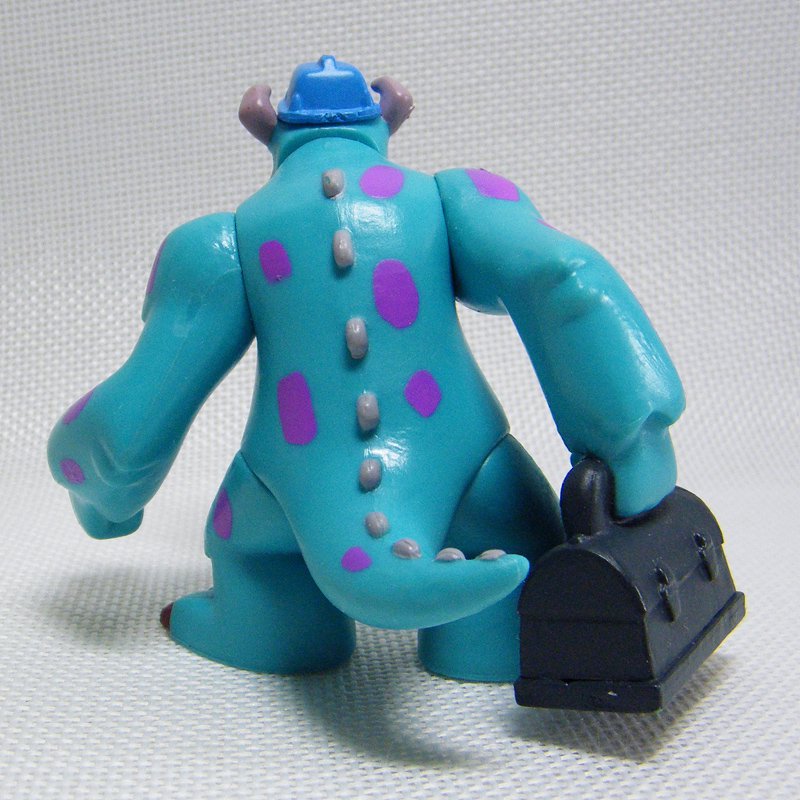 Monsters Inc SULLY Figure w Lunch Box Cake Topper Disney Pixar Spin Master