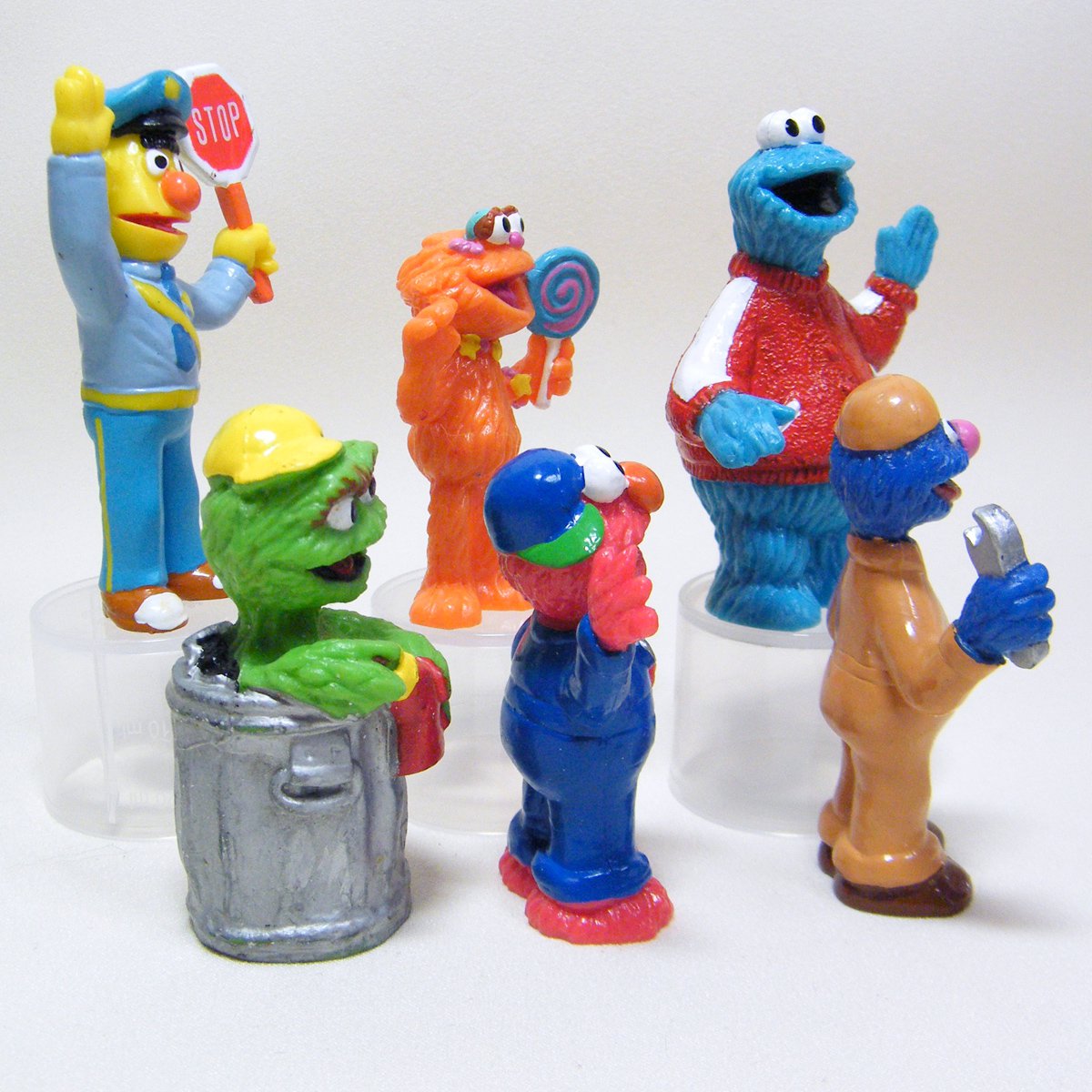 Sesame Street Muppets Crossing Guard Bert, Mechanics, Zoe & More