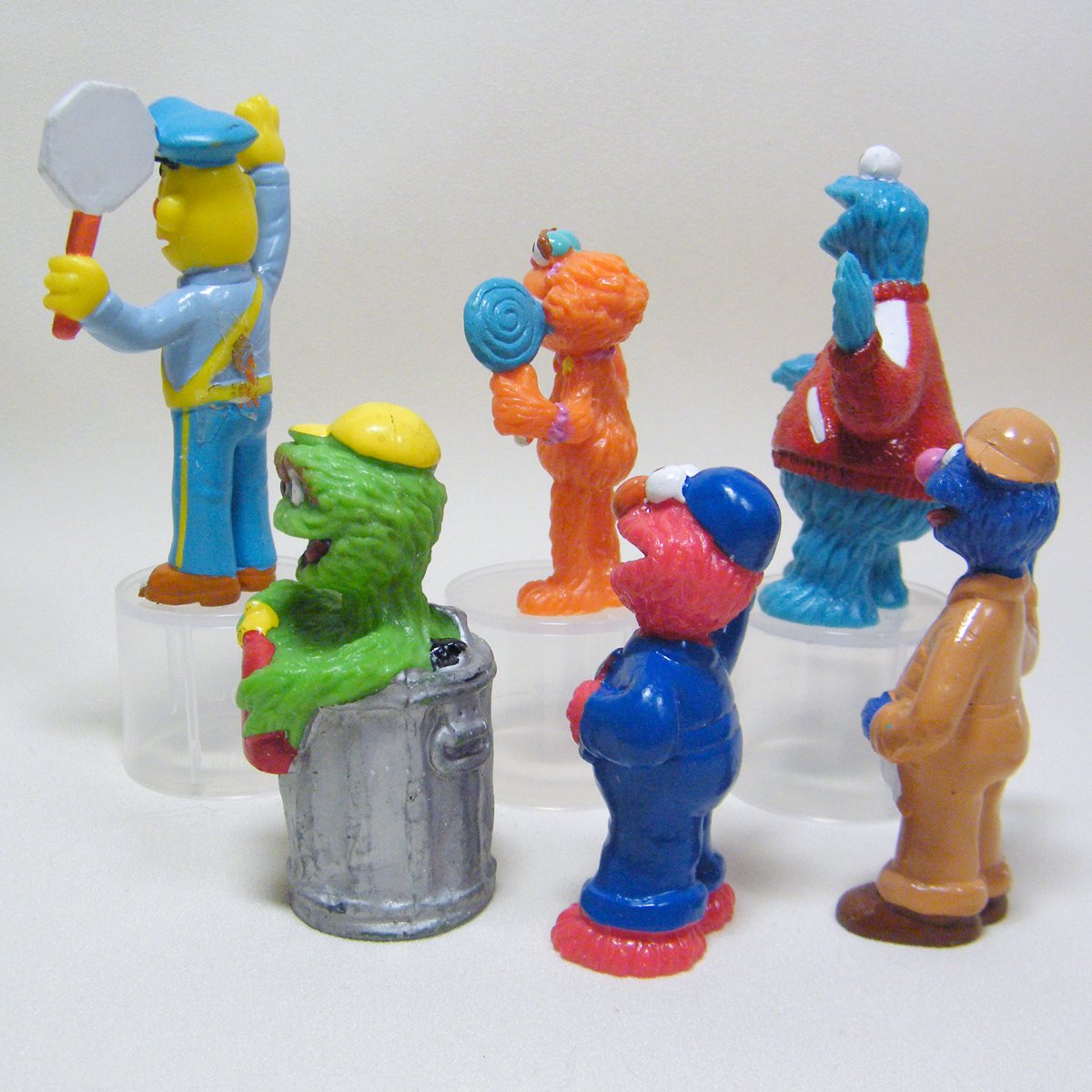 Sesame Street Muppets Crossing Guard Bert, Mechanics, Zoe & More