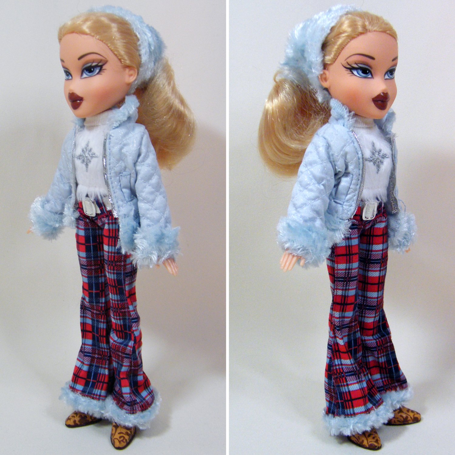 Bratz Style It! CLOE Redressed in Winter Girlz, Wonderland & Step Out Shoes