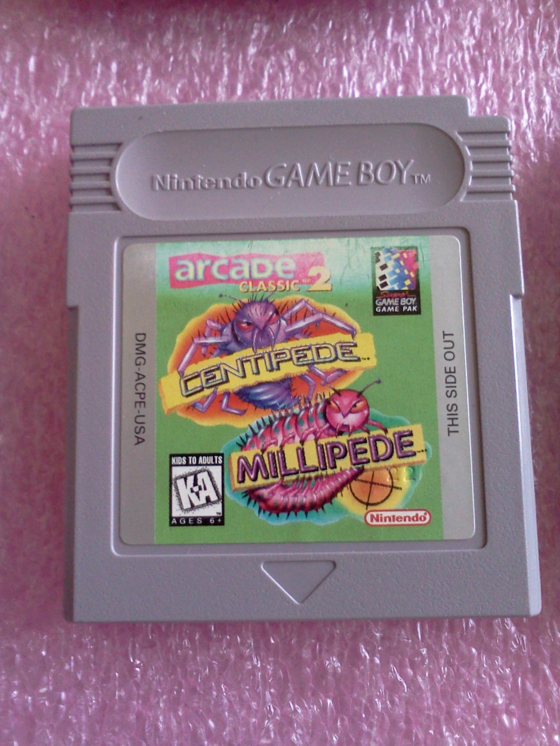 Centipede & Millipede Arcade Classic 2 (Nintendo Game Boy 1995)
