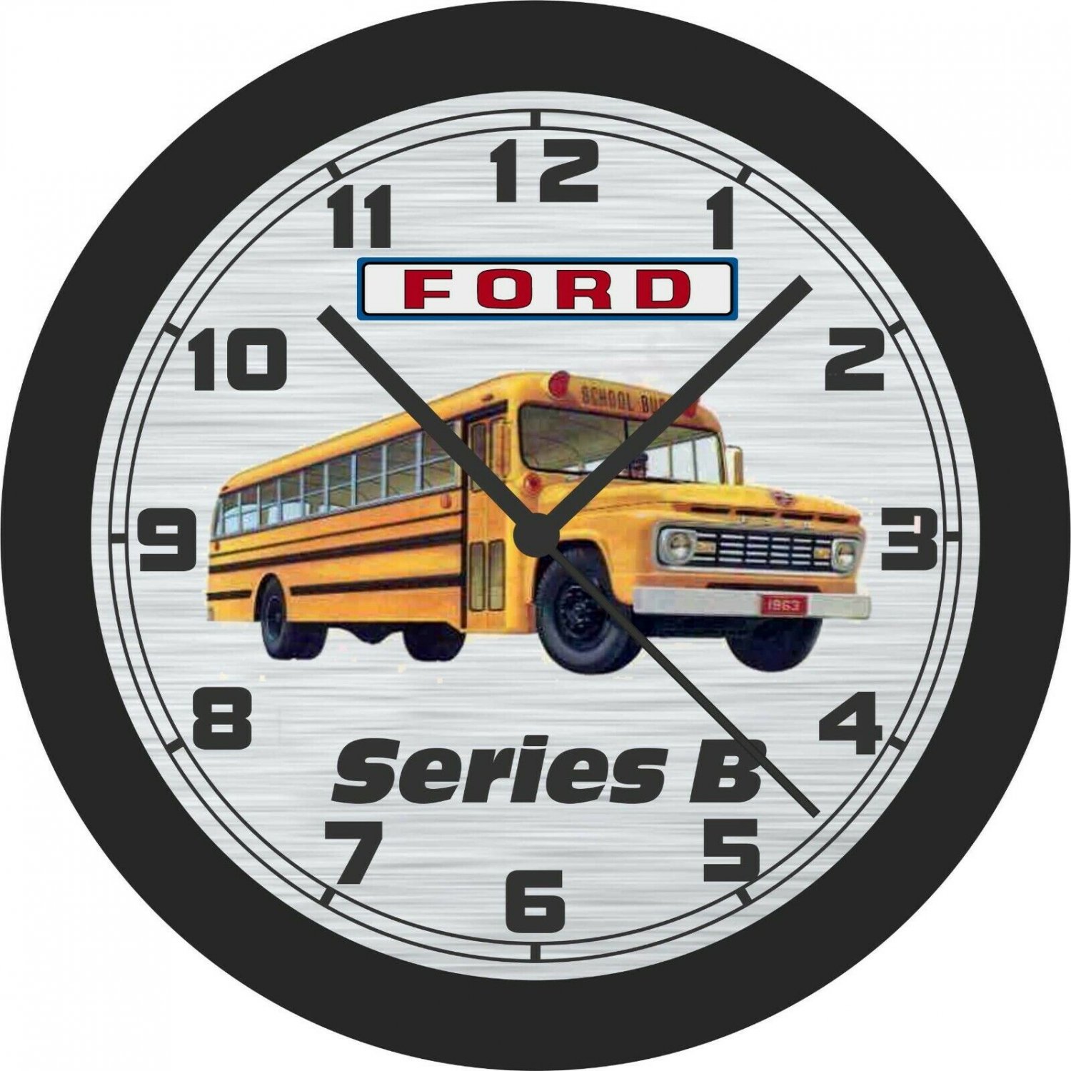 1963 Ford Series B School Bus Wall Clock-Personalize Free Of Charge!