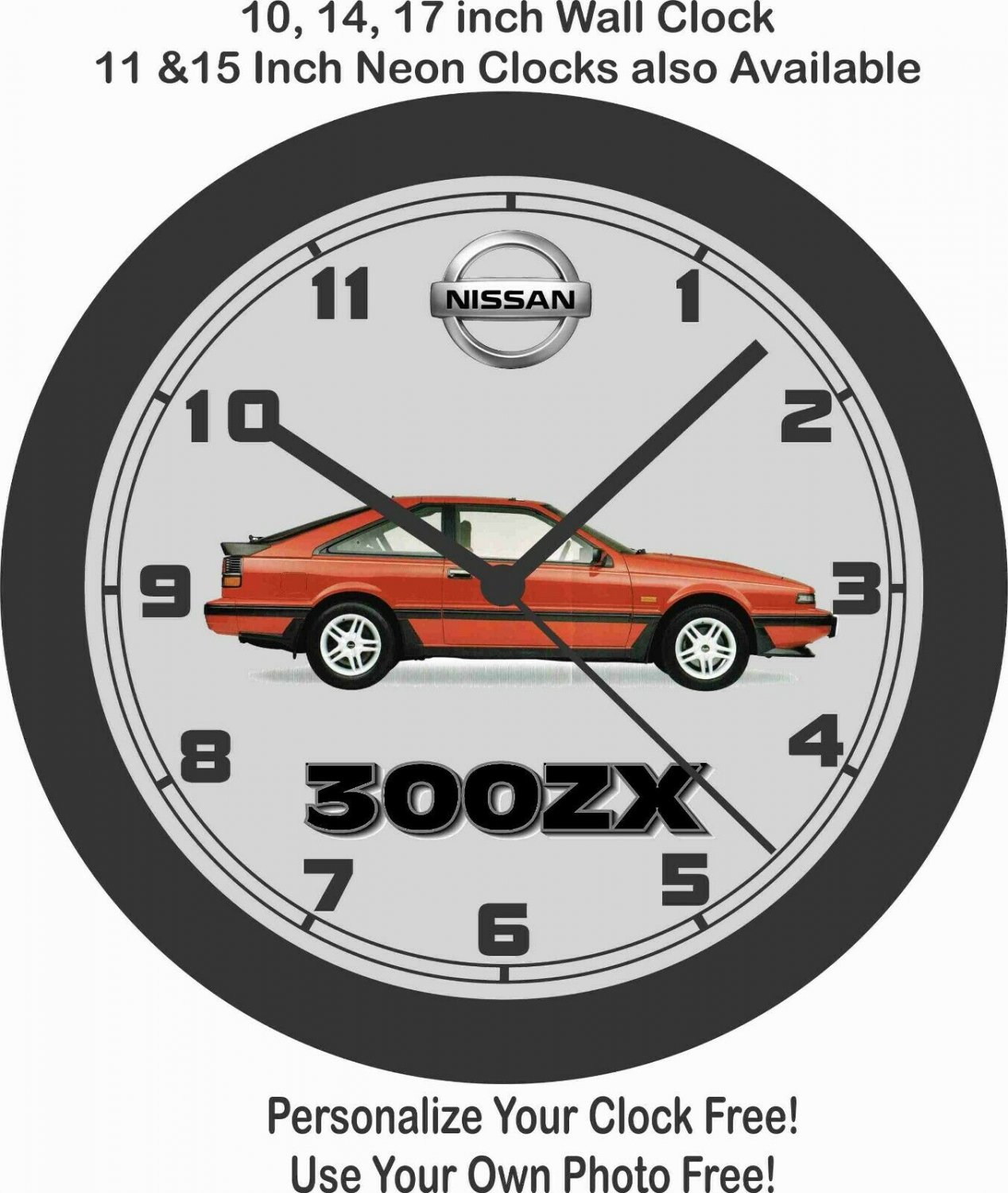 NISSAN 300ZX TURBO WALL CLOCK-FREE USA SHIP