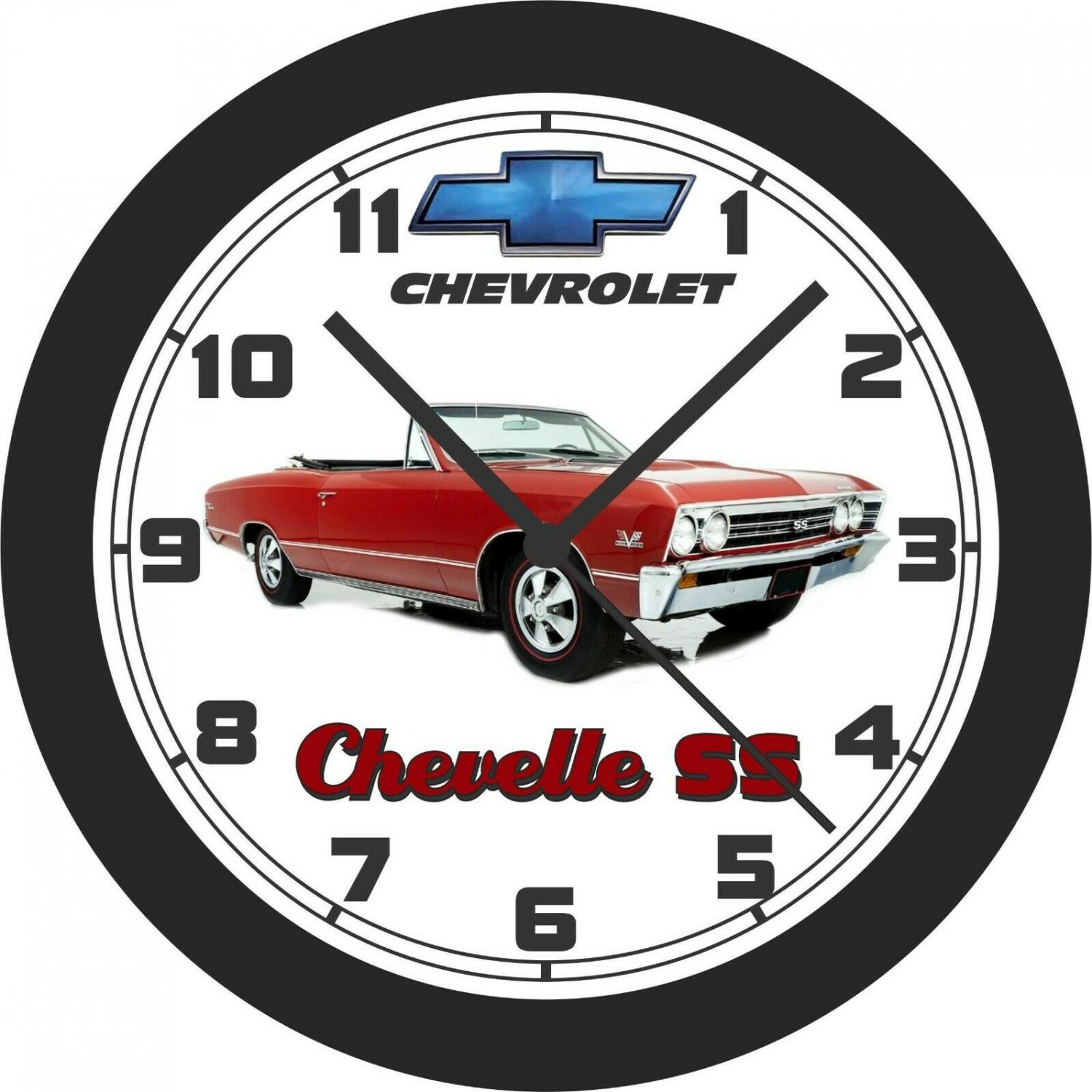 1967 Chevrolet Chevelle SS Conv. Wall Clock-Free US Ship