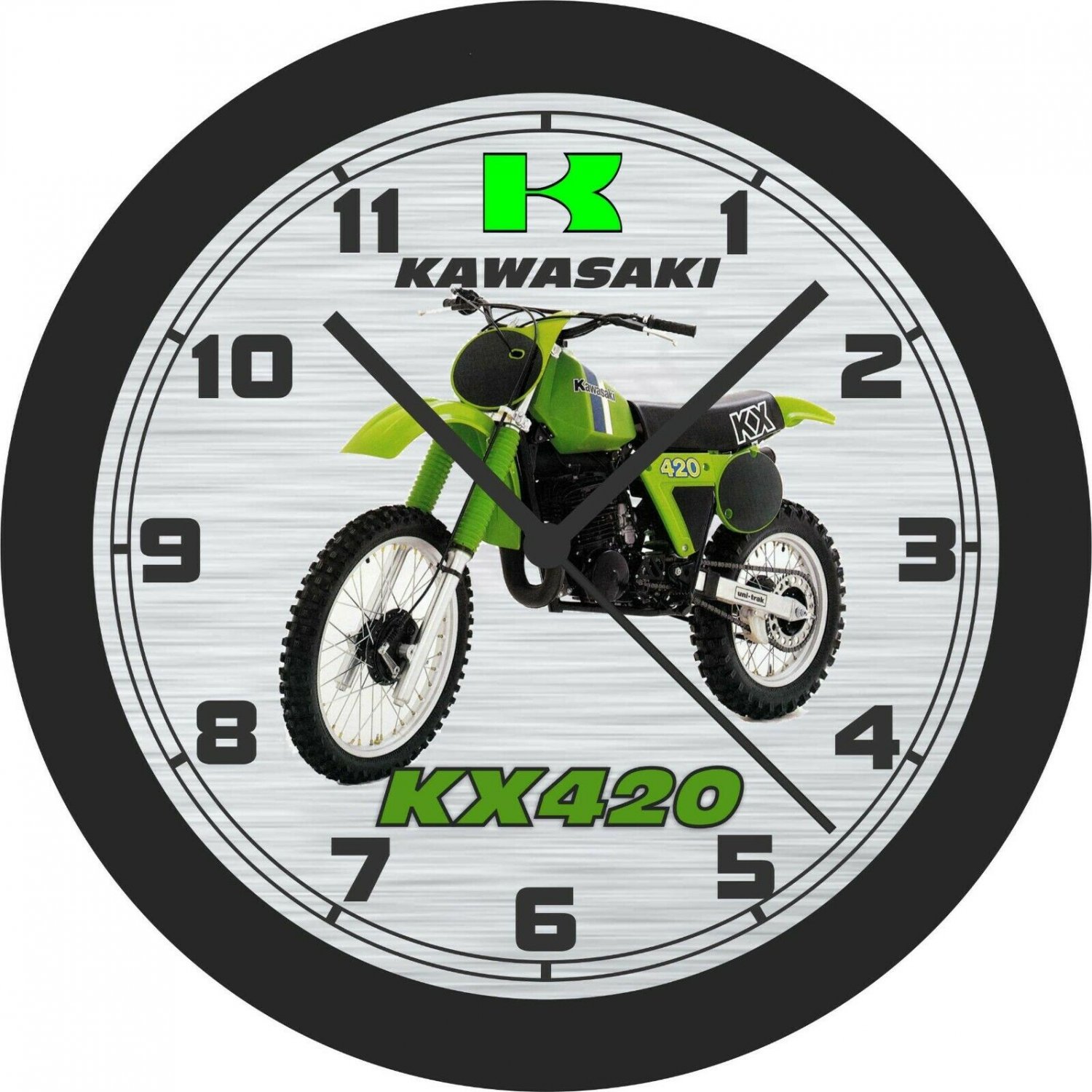 1980 KAWASAKI KX420 Classic Motocross Bike Wall Clock-Free US Ship