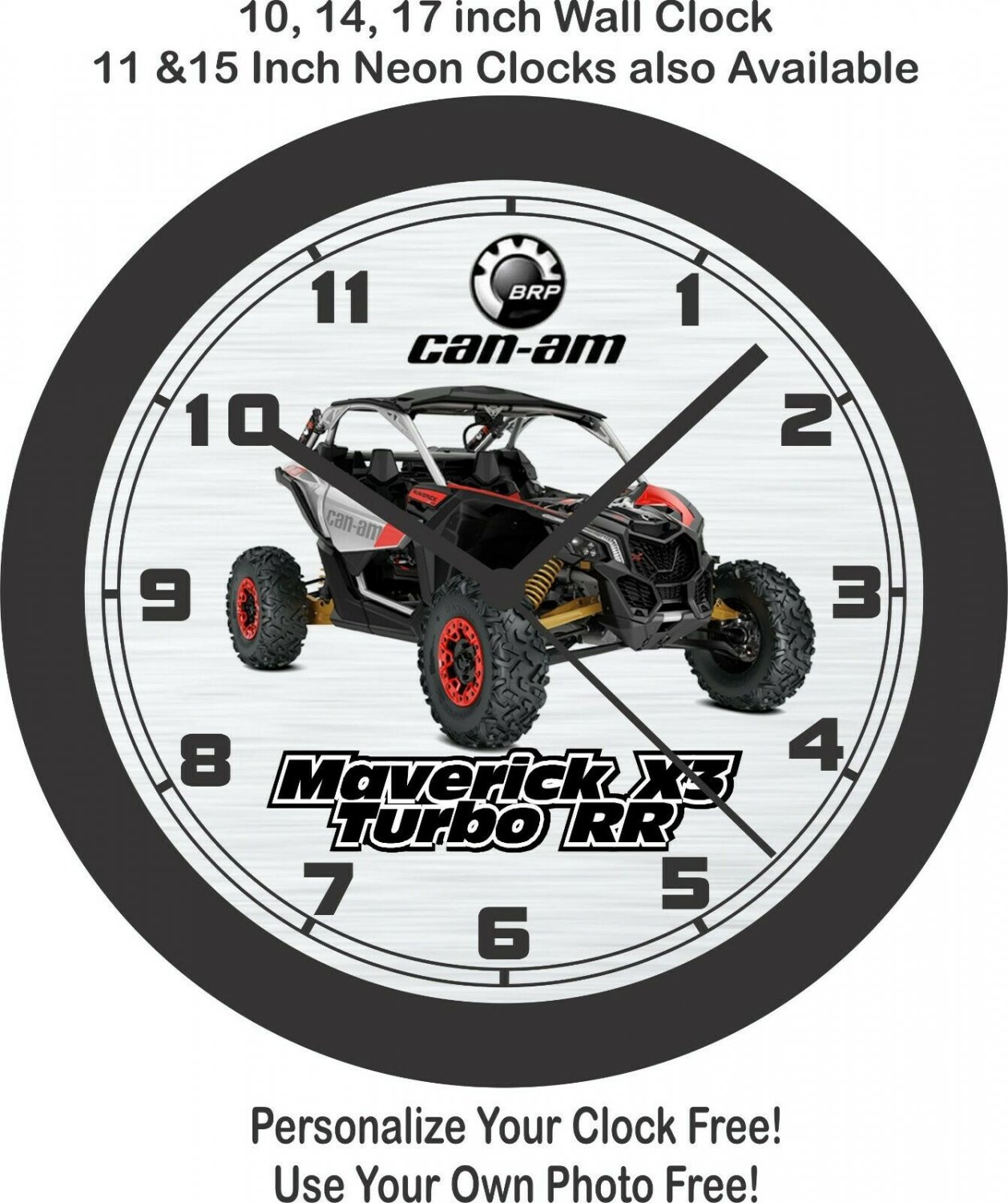 2019 Can-Am Maverick X3 Turbo RR ATV Wall Clock-Free US Ship!