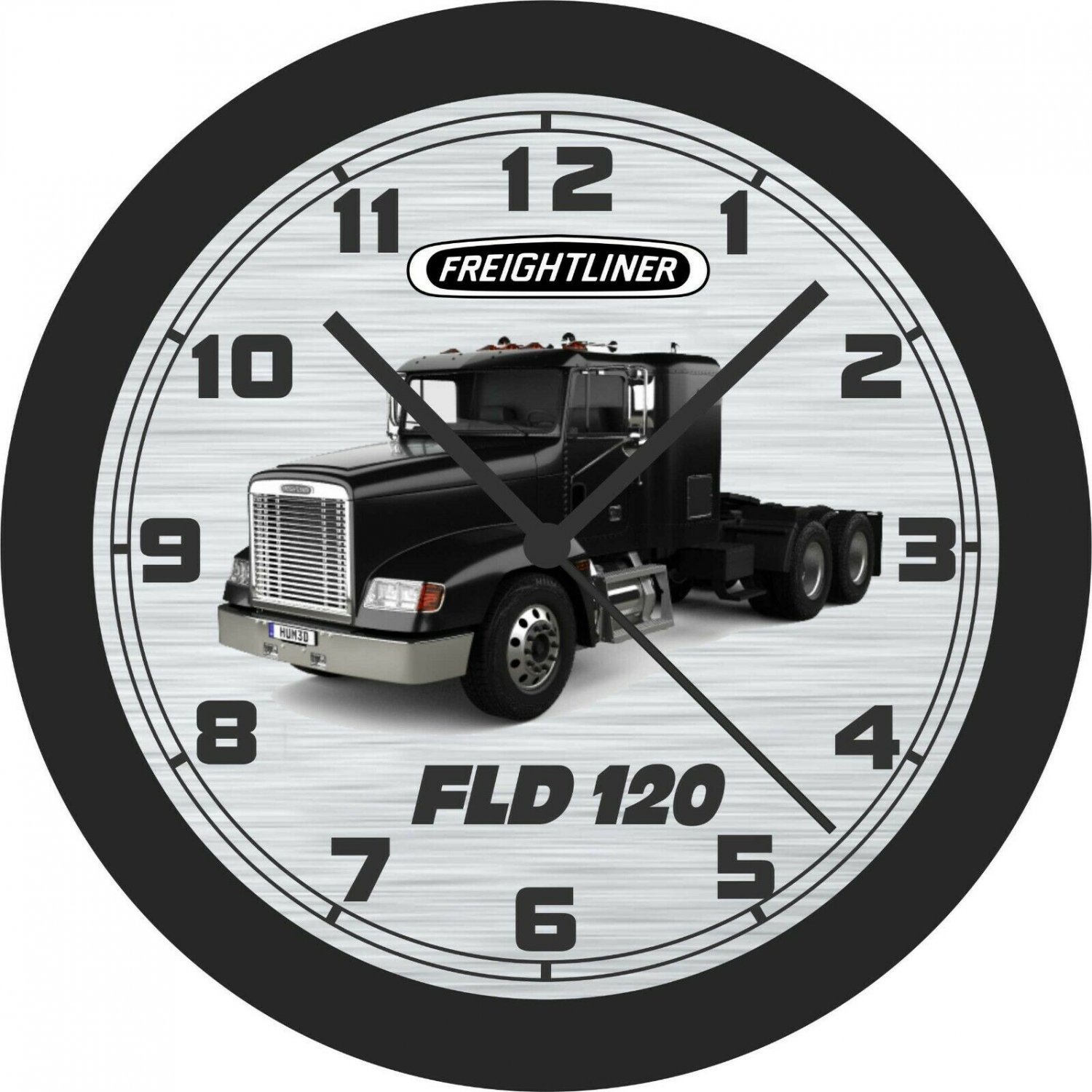 Freightliner FLD 120 Semi-Truck Wall Clock-Add Your Business Name Free!