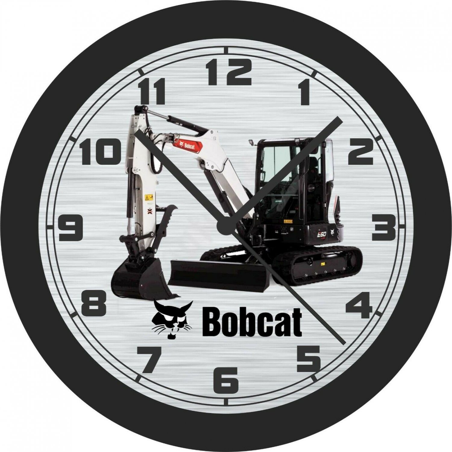 Bobcat E60 Compact Excavator Wall Clock-Free US Ship