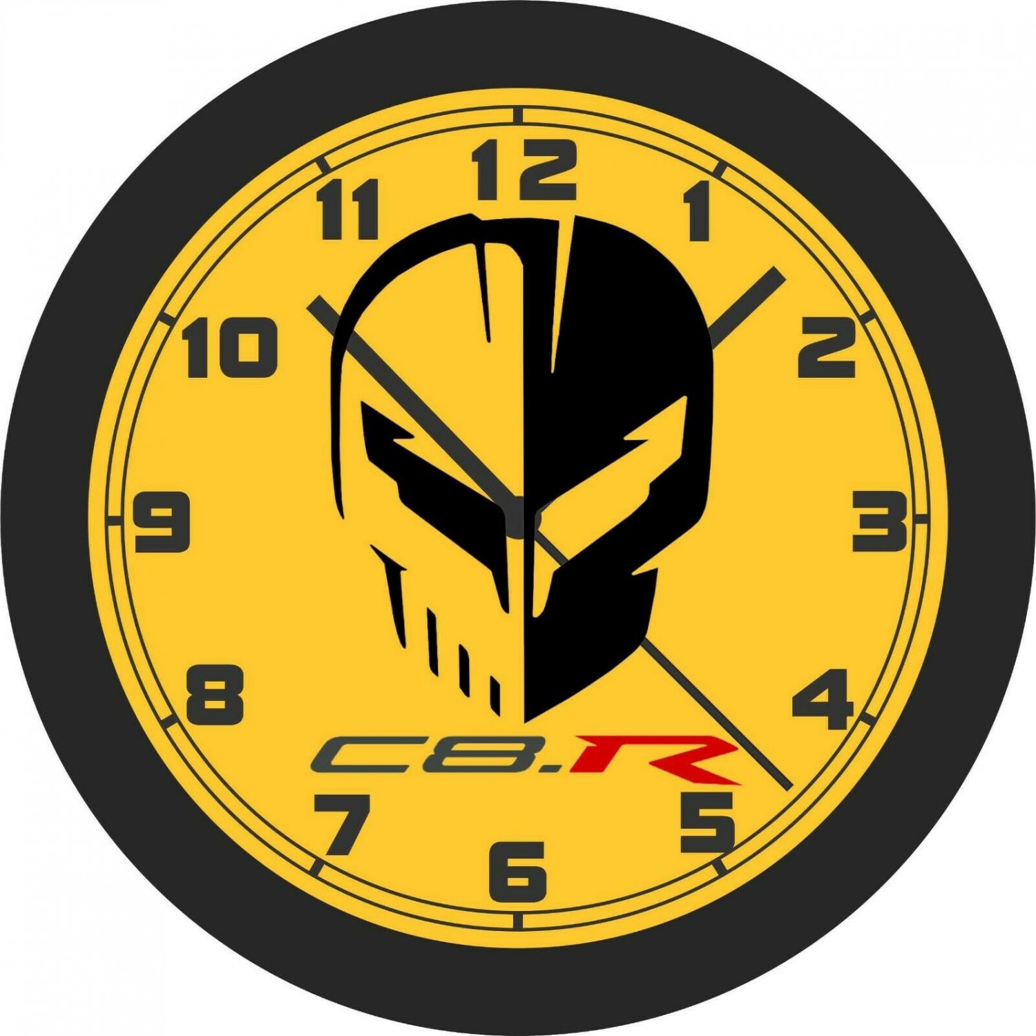 2020-2022 Chevrolet Corvette Jake Skull C8.R Wall Clock-Free US Ship