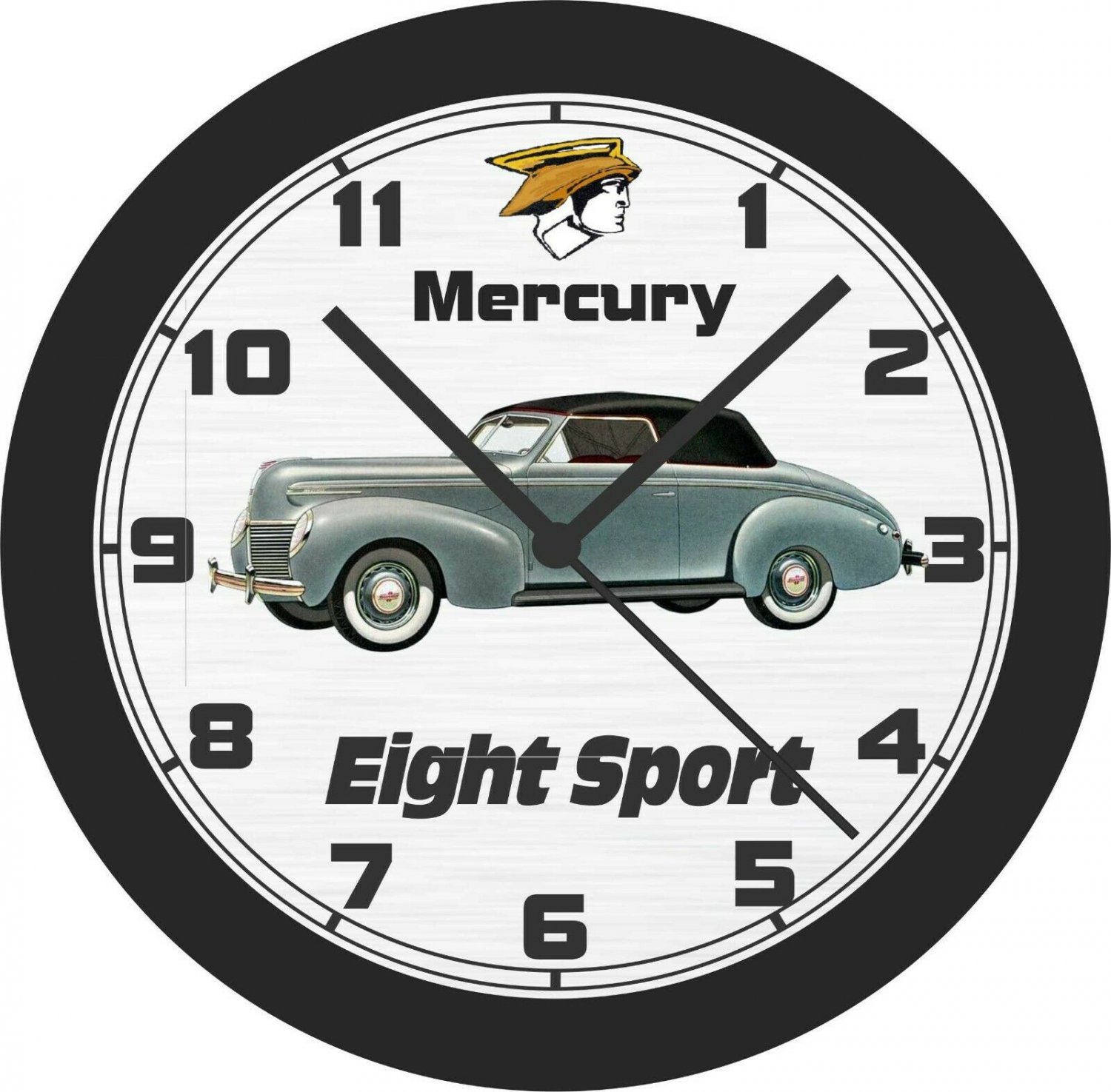 1939 Mercury Eight Sport Convertible Wall Clock-Free US Ship