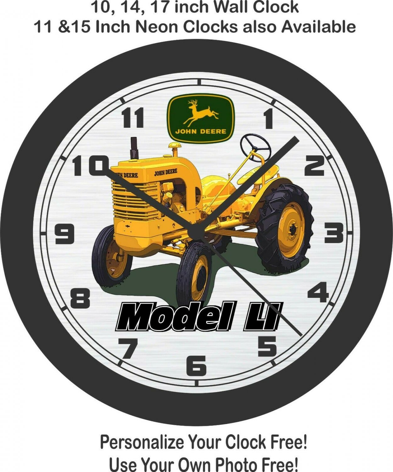 John Deere Model LI Tractor Wall Clock-Free US Ship, Farmall, Kubota
