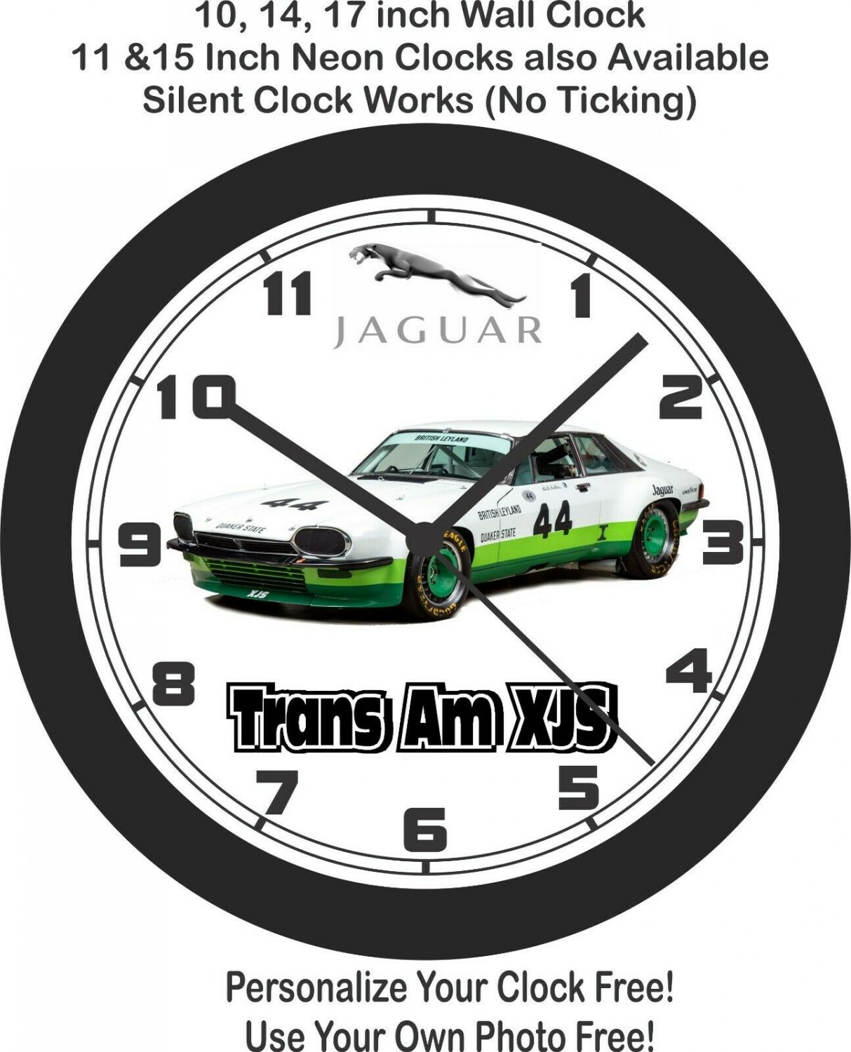1978 Jaguar Trans Am XJS Wall Clock-Free US Ship