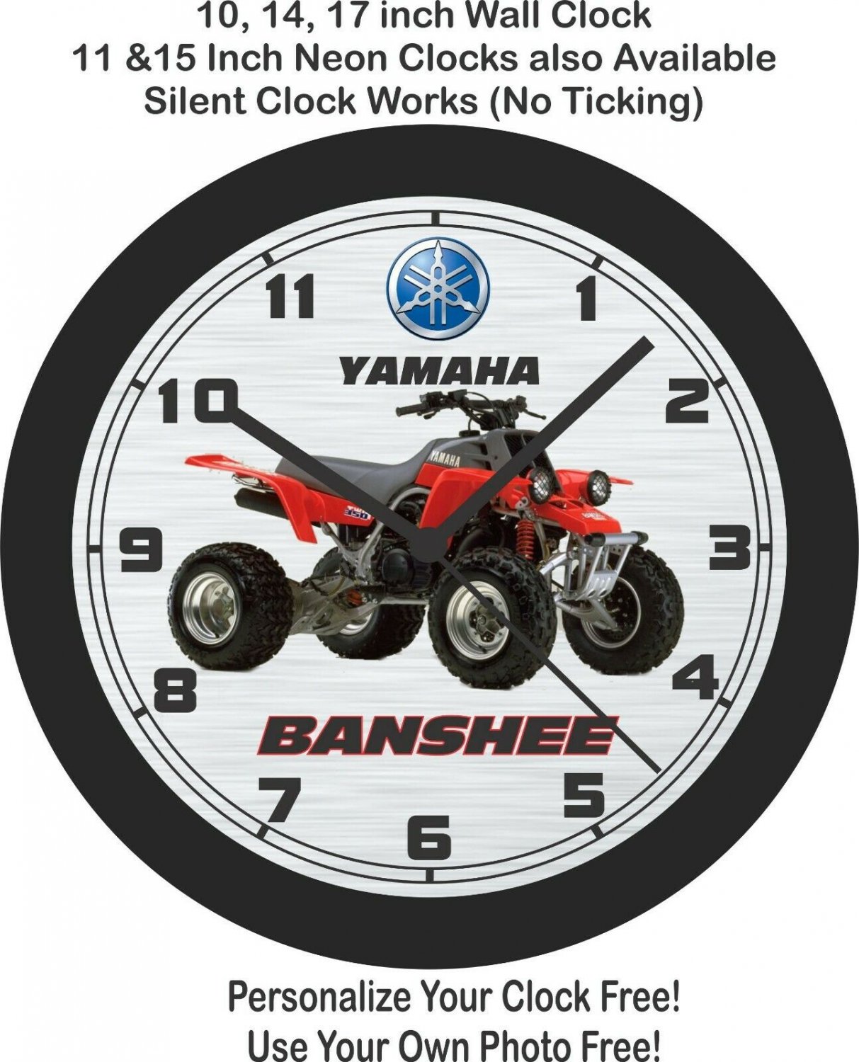 1989 Yamaha 350 Banshee ATV Wall Clock-Free US Ship