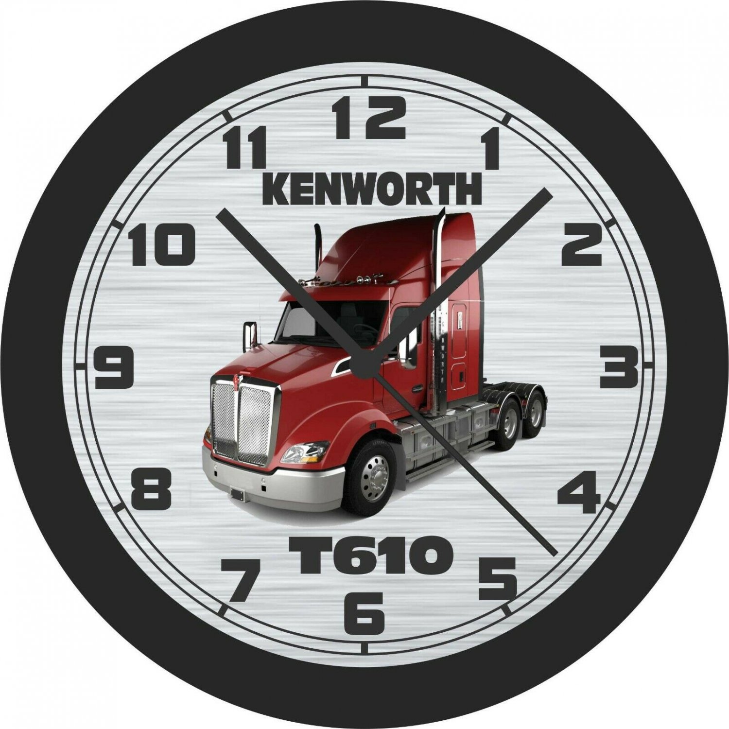 Kenworth T610 Semi-Truck Wall Clock-Add Business Name Free!